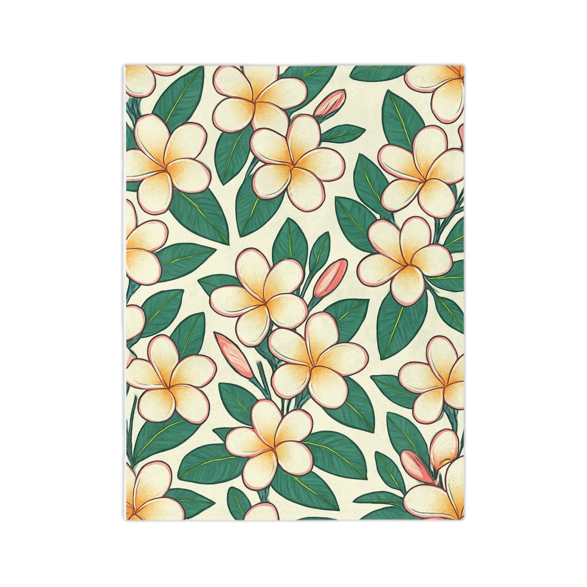 Floral Velveteen Microfiber Blanket – Island Sprouts